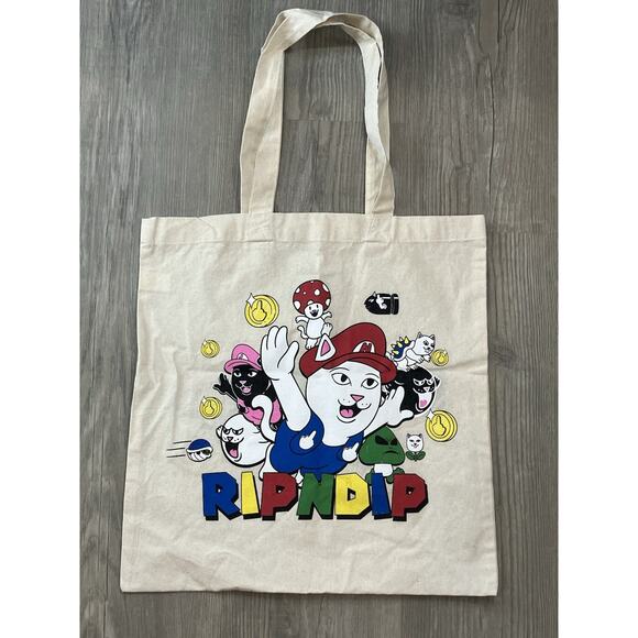 Ripndip | Bags | Rip N Dip Super Nermio Mario Theme Tote Bag | Poshmark